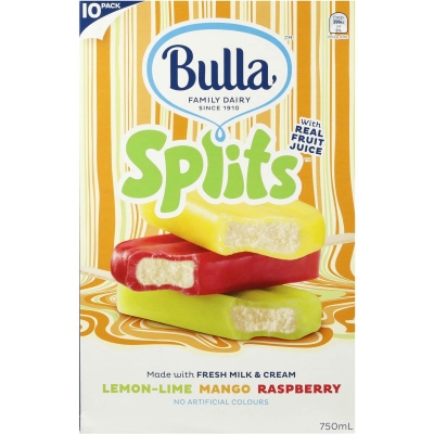 Bulla Splits Variety 10 Pack | Adelaide's Finest Supermarkets
