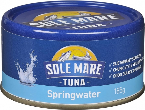 Sole Mare Tuna In Springwater 185g | Adelaide's Finest Supermarkets