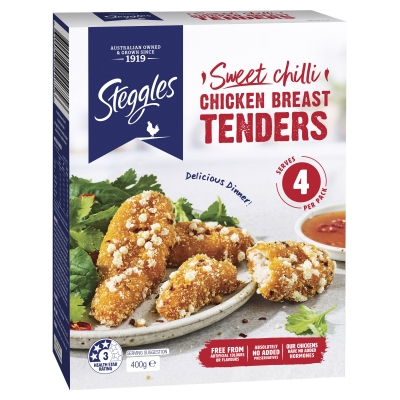 Steggles Chicken Breast Tenders Sweet Chilli 400g | Adelaide's Finest ...
