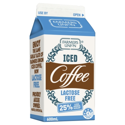 Farmers Union Iced Coffee Lactose Free 600ml | Adelaide's Finest Supermarkets