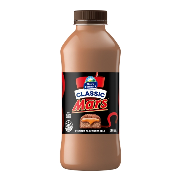 Dairy Farmers Flavoured Milk Classic Mars Bar Chocolate 500mL ...