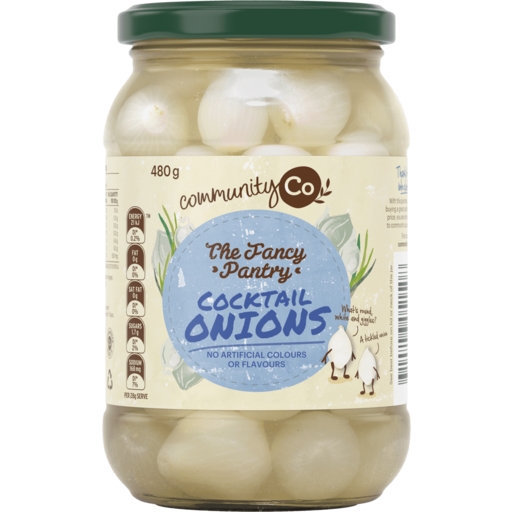 Community Co Cocktail Onion 480g | Adelaide's Finest Supermarkets