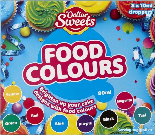 Dollar Sweets Food Colours 8 Pack | Adelaide's Finest Supermarkets