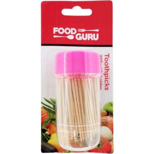 Food Guru Toothpicks & Holder 200 Pack | Adelaide's Finest Supermarkets