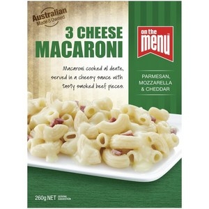 On The Menu 3 Cheese Macaroni 260g | Adelaide's Finest Supermarkets