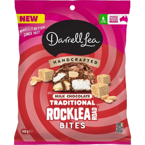 Darrell Lea Traditional Rocklea Road Bites 140g | Adelaide's Finest ...