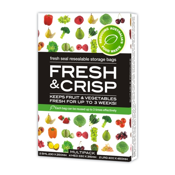 Fresh & Crisp Resealable Bags Multi 8 Pack | Adelaide's Finest Supermarkets