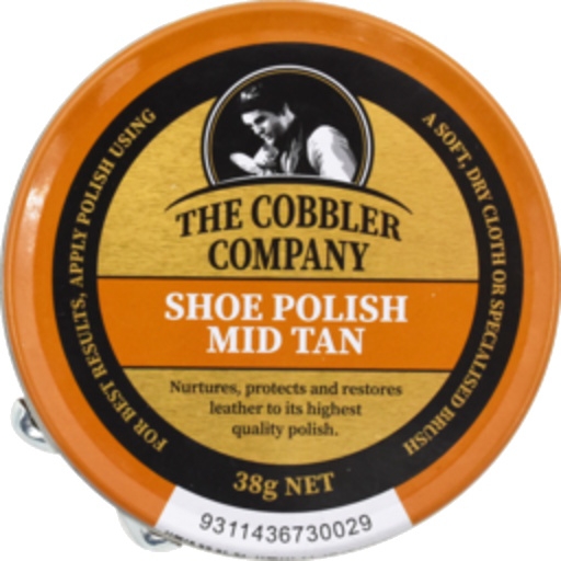 The Cobbler Company Shoe Polish Tan Mid 38g | Adelaide's Finest ...