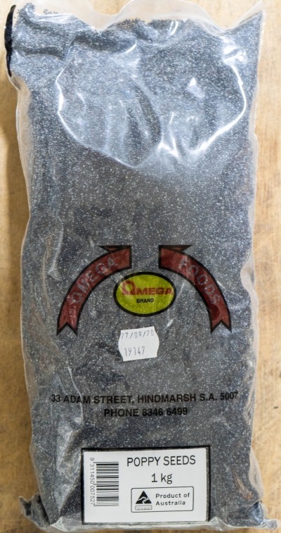 Omega Poppy Seed 1kg | Adelaide's Finest Supermarkets