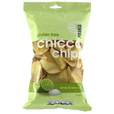 Piranha Chicca Chips Lime & Sea Salt Gluten Free 75g | Adelaide's ...