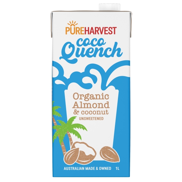 Pure Harvest Organic Almond Coco Quench Milk 1lt | Adelaide's Finest ...