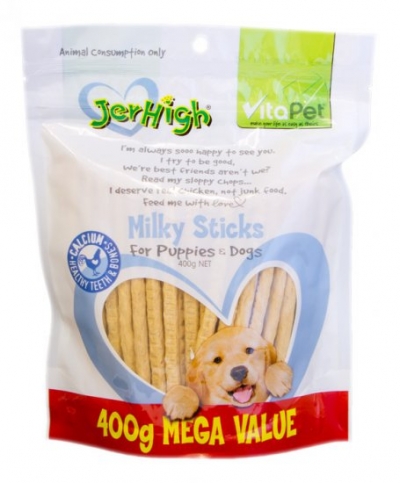 Vitapet Jerhigh Milky Sticks 400g | Adelaide's Finest Supermarkets