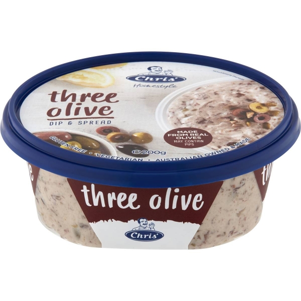 Chris' Three Olive Dip 200g | Adelaide's Finest Supermarkets