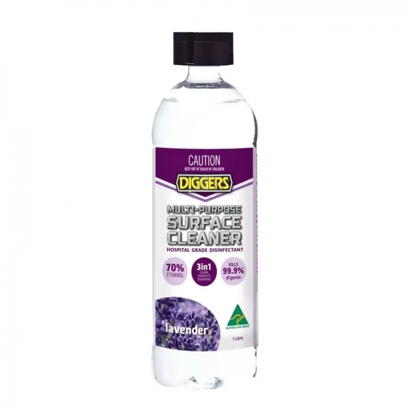 Diggers Multi Purpose Surface Cleaner Lavender 1lt | Adelaide's Finest ...