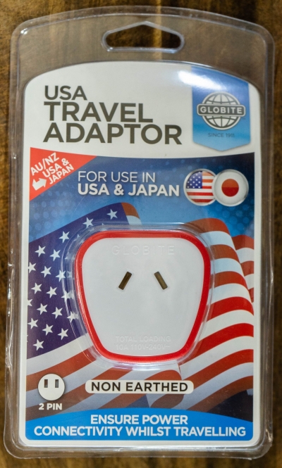 Outbound USA & Japan Travel Adaptor White | Adelaide's Finest Supermarkets