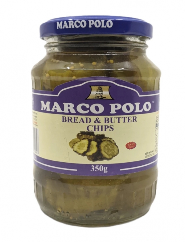 Marco Polo Bread & Butter Gherkin Chips 350g | Adelaide's Finest ...