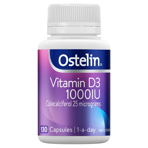 Ostelin Vitamin D3 1000IU Capsules 130 Pack | Adelaide's Finest ...