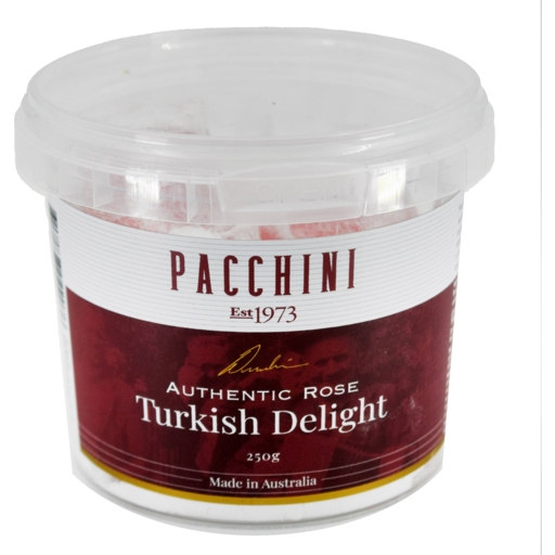 Pacchini Turkish Delight Rose 250g | Adelaide's Finest Supermarkets