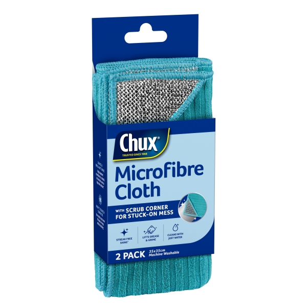 Chux Microfibre Cloth 2 pack | Adelaide's Finest Supermarkets