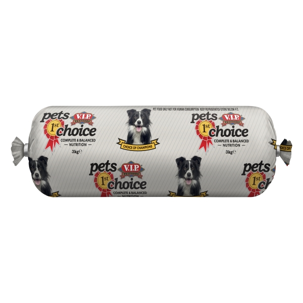 VIP Pets First Choice Dog Roll 3kg | Adelaide's Finest Supermarkets