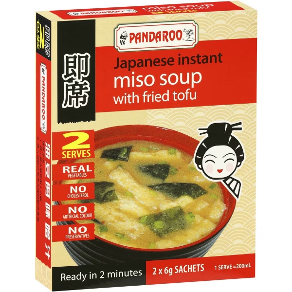 Pandaroo Miso Soup With Fried Tofu 12g | Adelaide's Finest Supermarkets