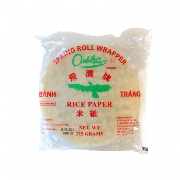 Osha Rice Paper Round 16cm 375g | Adelaide's Finest Supermarkets