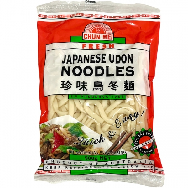 Chun Mei Fresh Japanese Udon Noodles 500g | Adelaide's Finest Supermarkets