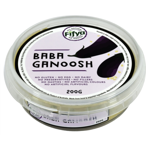 Fifya Baba Ganoosh 200g | Adelaide's Finest Supermarkets