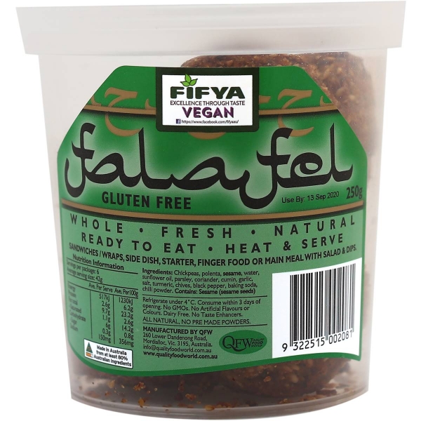Fifya Falafel Gluten Free 250g | Adelaide's Finest Supermarkets