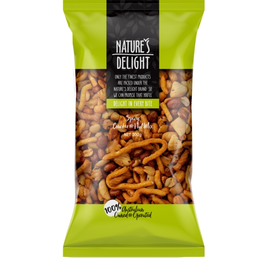 Nature's Delight Spicy Cracker & Nut Mix 300g | Adelaide's Finest ...