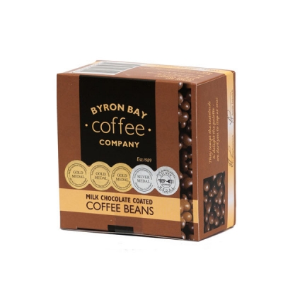 Byron Bay Coffee Company Milk Chocolate Coated Coffee Beans 125g ...