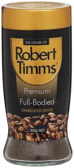 Robert Timms Instant Coffee Granules Jar 200g | Adelaide's Finest ...