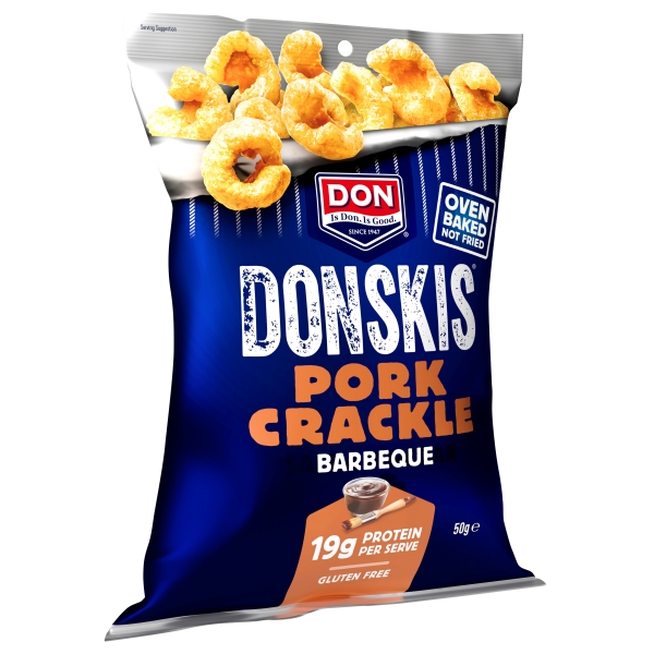 Don Donskis Pork Crackle Barbeque 50g | Adelaide's Finest Supermarkets