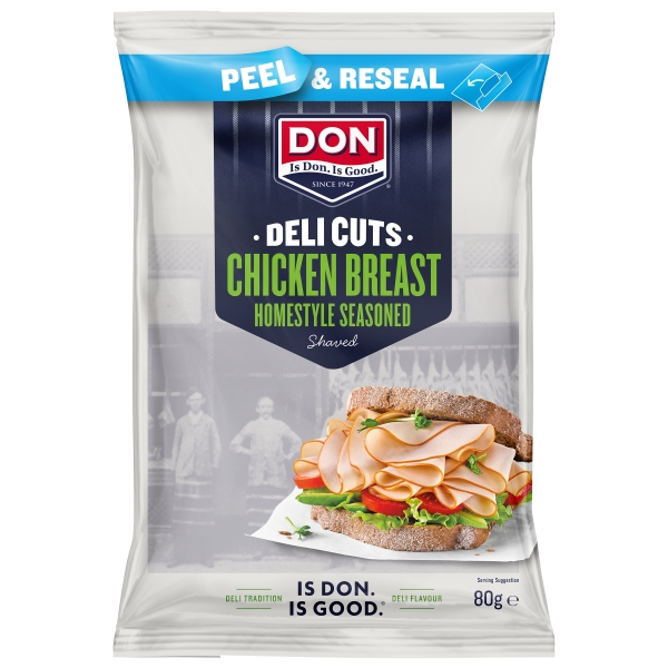 Don Deli Cuts Homestyle Chicken Shaved 80g | Adelaide's Finest Supermarkets