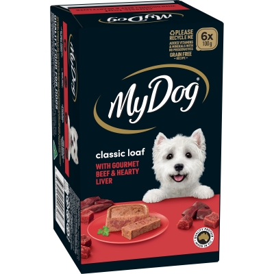 My Dog Beef & Liver 6 x 100g | Adelaide's Finest Supermarkets