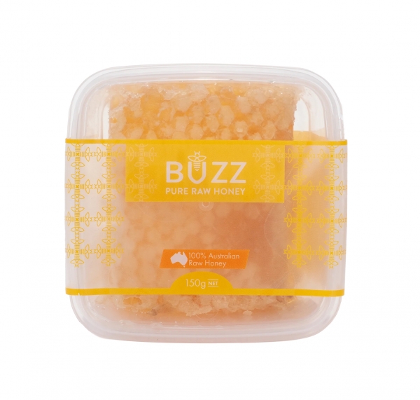 Buzz Pure Raw Honey Pure Chunk Honeycomb 150g | Adelaide's Finest ...