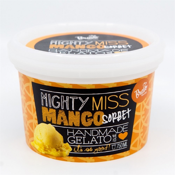 Bravo Mighty Mango Sorbet Gelato 750ml | Adelaide's Finest Supermarkets