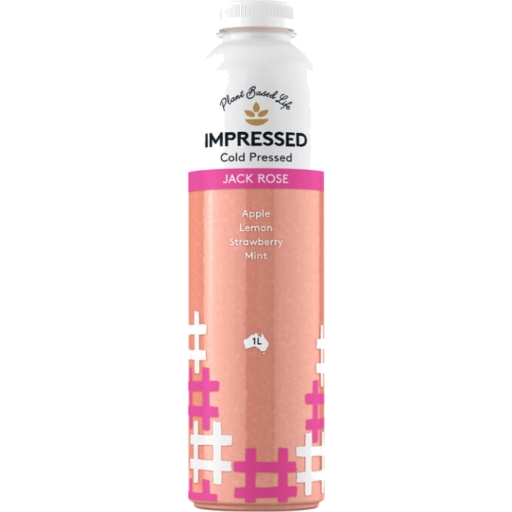 Impressed Cold Pressed Juice Jack Rose 1lt | Adelaide's Finest Supermarkets