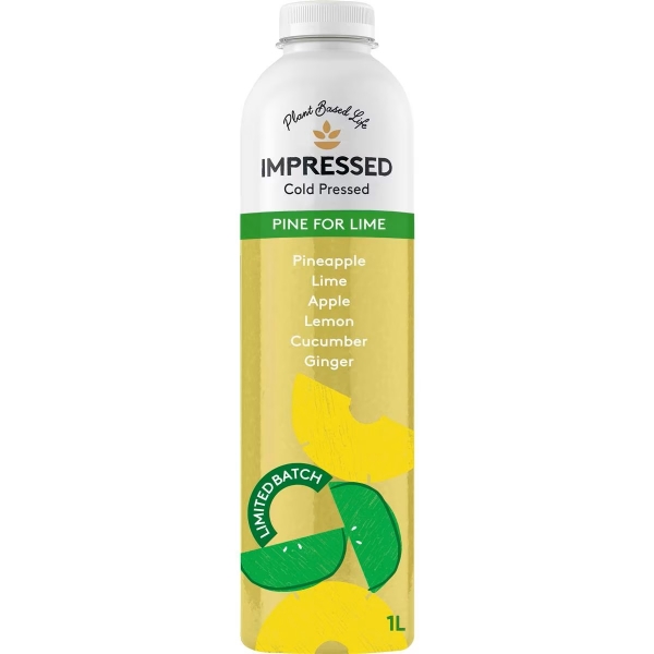Impressed Juice Pine For Lime 1lt | Adelaide's Finest Supermarkets