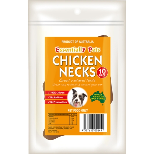 Essentially Pets Chicken Necks 10 Pack | Adelaide's Finest Supermarkets