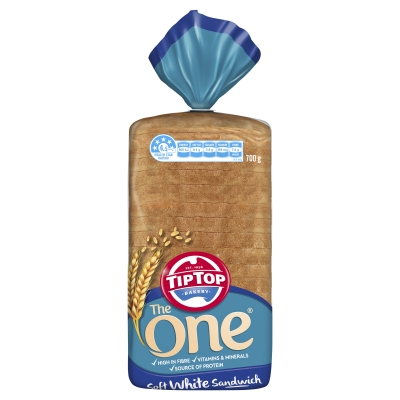 Tip Top Bread The One White Sandwich 700g | Adelaide's Finest Supermarkets