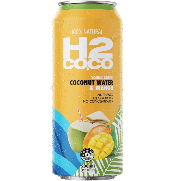 H2Coco Coconut Water & Mango 500ml | Adelaide's Finest Supermarkets