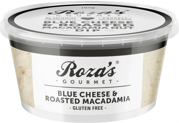 Roza's Gourmet Blue Cheese & Roasted Macadamia Dip 160g | Adelaide's Finest Supermarkets