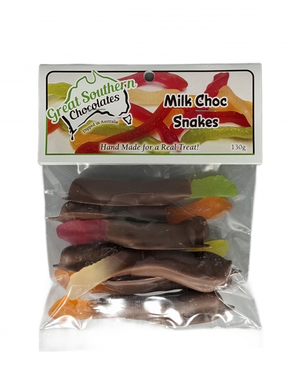Great Southern Chocolates Milk Choc Snakes 130g | Adelaide's Finest ...