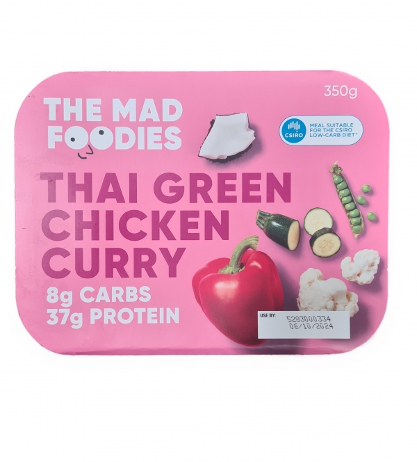 The Mad Foodies Thai Green Chicken Curry 350g | Adelaide's Finest ...