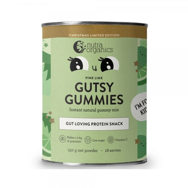 Nutra Organics Gutsy Gummies Instant Gummy Mix Pine Lime 150g ...