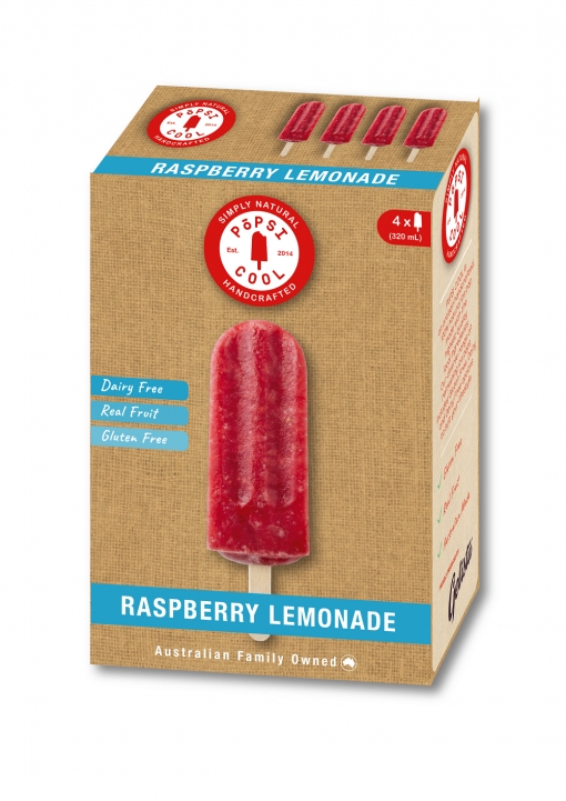 Popsicool Raspberry Lemonade 4 Pack 320ml | Adelaide's Finest Supermarkets