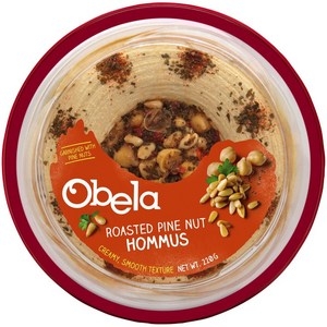 Obela Hommus Roasted Pine Nuts 220g | Adelaide's Finest Supermarkets