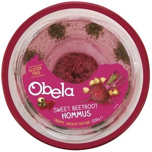 Obela Hommus Beetroot 220g | Adelaide's Finest Supermarkets