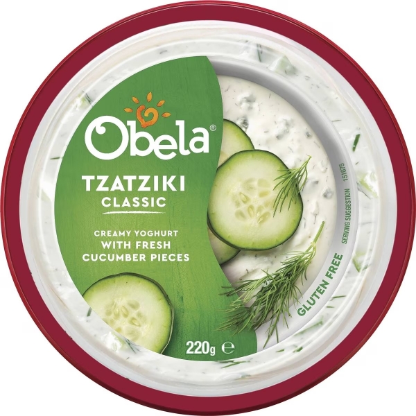Obela Dip Classic Tzatziki 220g | Adelaide's Finest Supermarkets